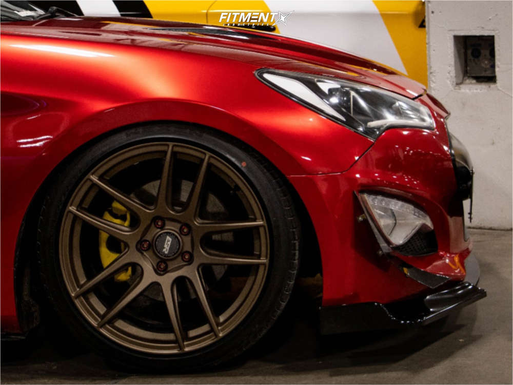 2013 Hyundai Genesis Coupe 2.0T Premium with 19x9.5 ESR Cs8 and Nexen ...