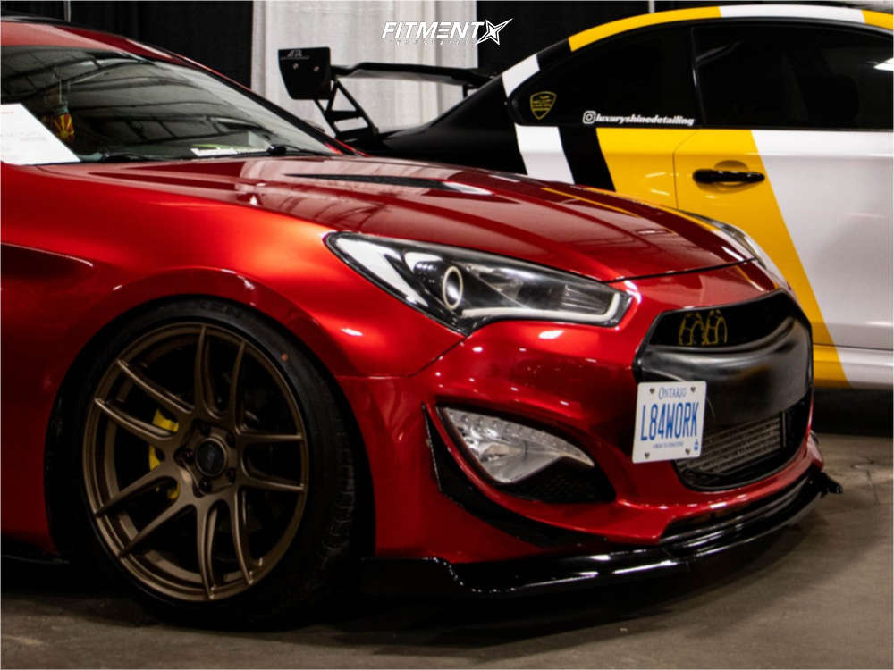 2013 Hyundai Genesis Coupe 2.0T Premium with 19x9.5 ESR Cs8 and Nexen ...