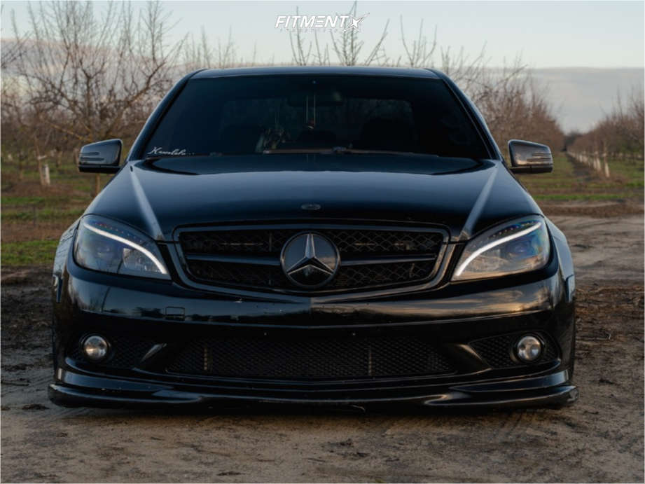 2008 Mercedes-Benz C300 Sport with 18x8.5 Work Vs-xv and Michelin ...