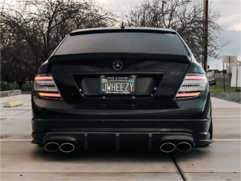 2008 Mercedes-Benz C300 Sport with 18x8.5 Work Vs-xv and Michelin ...