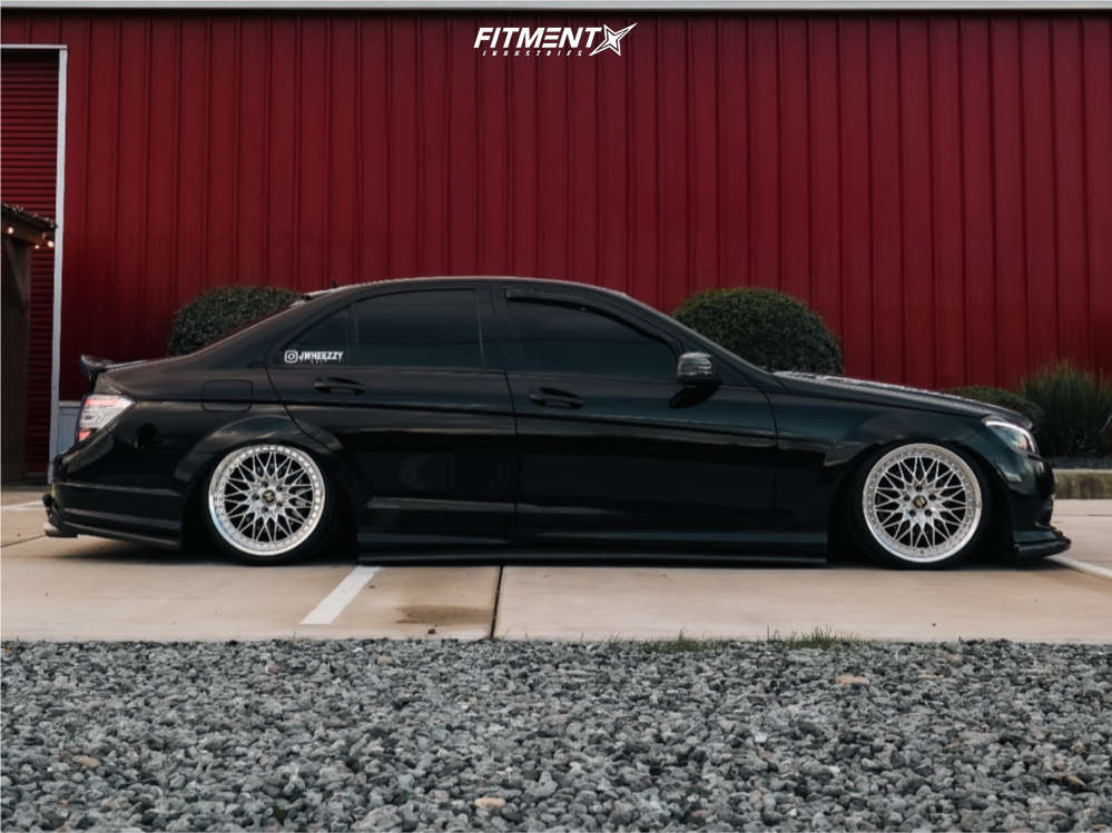 2008 Mercedes-Benz C300 Sport with 18x8.5 Work Vs-xv and Michelin ...