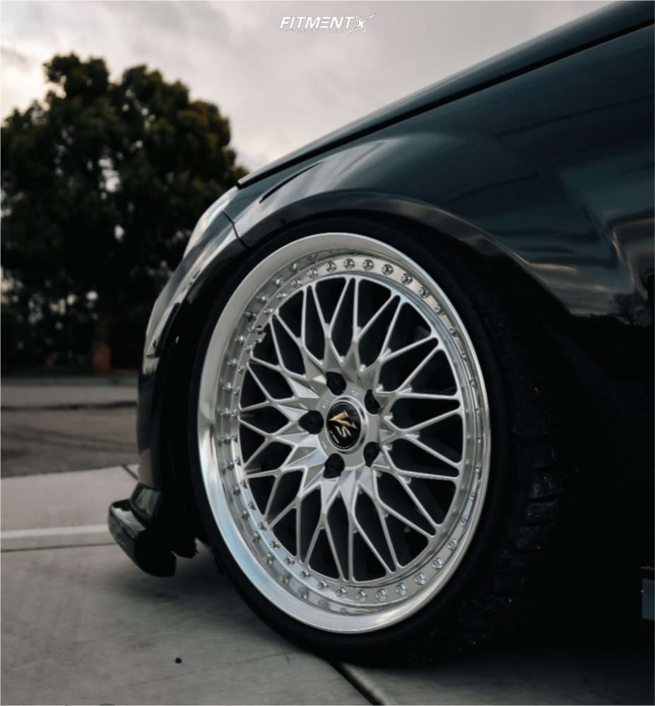 2008 Mercedes-Benz C300 Sport with 18x8.5 Work Vs-xv and Michelin ...