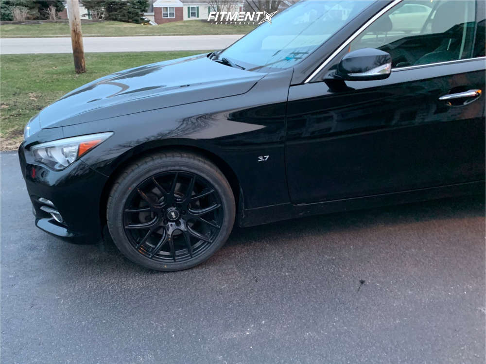 2014 INFINITI Q50 Base with 19x9.5 SVE Drift and Michelin 295x35 on ...