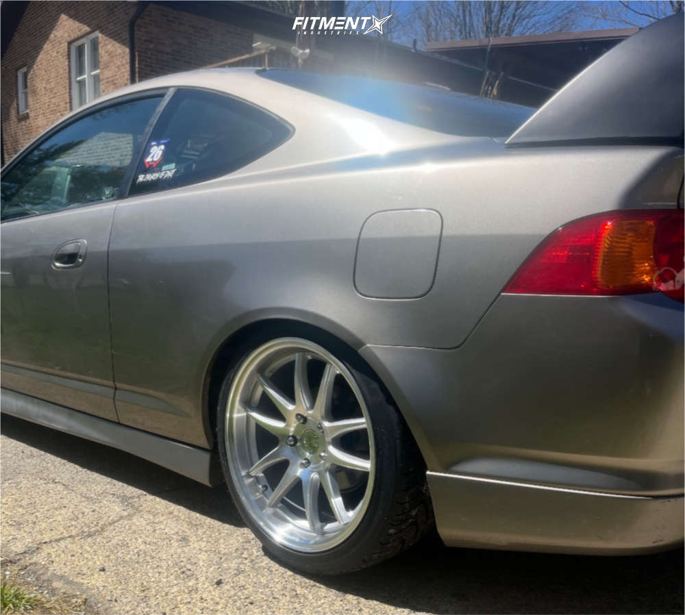 2003 Acura RSX Type-S with 18x8.5 Aodhan Ds02 and Nitto 225x40 on Coilovers | 2951147 | Fitment ...