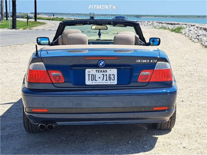 2004 BMW 330Ci Base with 18x8.5 Avant Garde M359 and Continental 225x45 ...