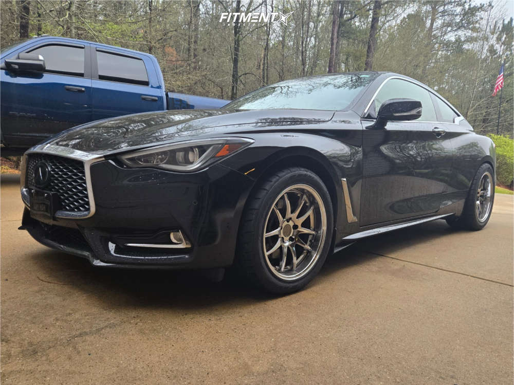 2021 INFINITI Q60 Luxe with 18x9.5 Aodhan Ds02 and Nitto 275x40 on ...