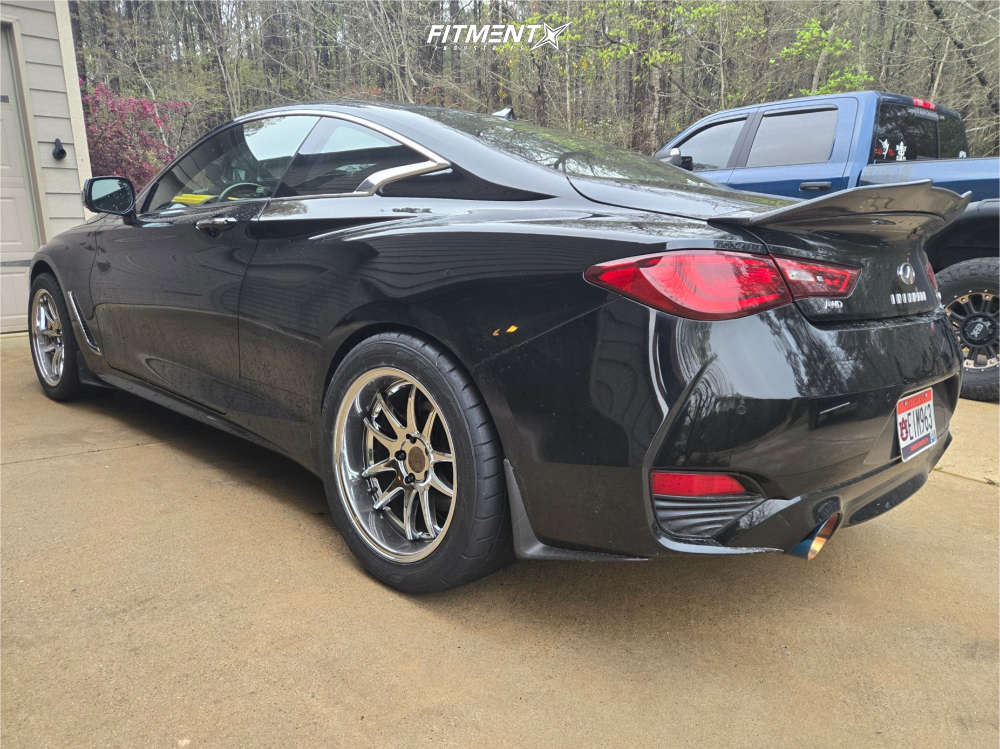 2021 INFINITI Q60 Luxe with 18x9.5 Aodhan Ds02 and Nitto 275x40 on ...