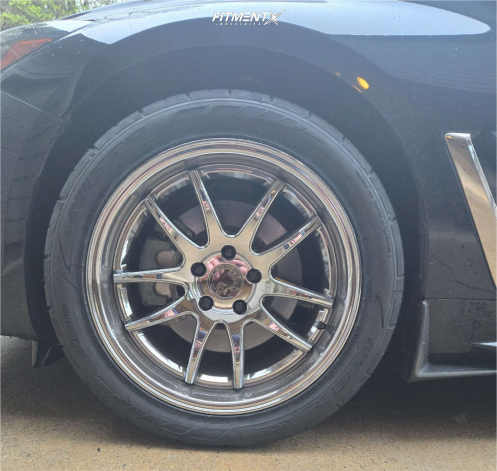 2021 INFINITI Q60 Luxe with 18x9.5 Aodhan Ds02 and Nitto 275x40 on ...