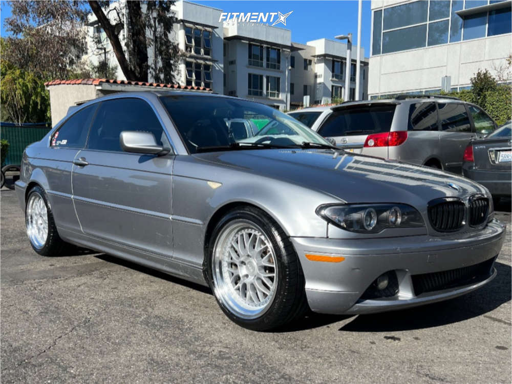 2004 BMW 330Ci Base with 18x8.5 ESR Sr01 and Bridgestone 225x40 on ...