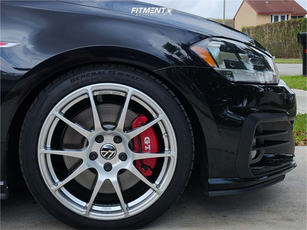 2021 Volkswagen GTI S with 18x8 Revo Wheels Rf018 and General 225x40 on ...