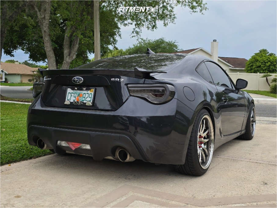 2013 Subaru BRZ Limited with 18x9.5 Aodhan Ds02 and Summit 235x40 on Lowering Springs | 2955103 ...