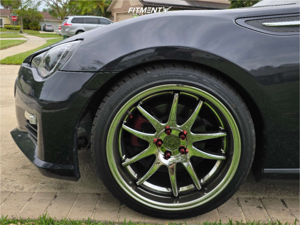 2013 Subaru BRZ Limited with 18x9.5 Aodhan Ds02 and Summit 235x40 on Lowering Springs | 2955103 ...