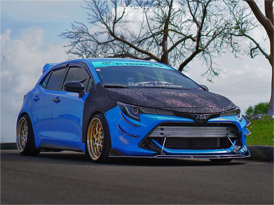 2019 Toyota Corolla SE with 18x8.5 Aodhan Ds01 and Cooper 215x35 on ...