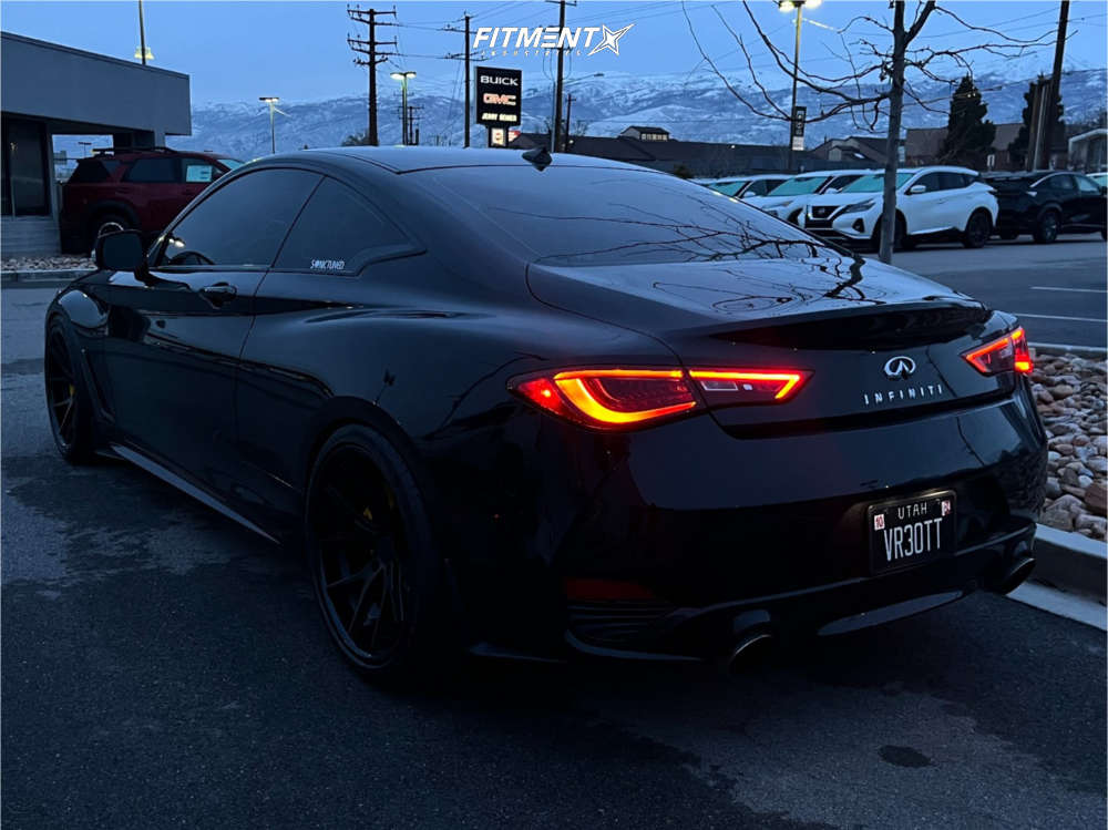 2019 INFINITI Q60 Luxe with 20x10.5 Ferrada Fr2 and Goodyear 285x30 on ...