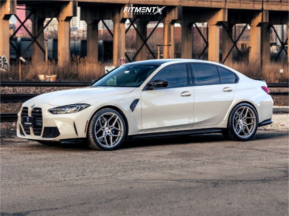 2024 BMW M3 Competition with 20x10 Rohana Rfx11 and Pirelli 275x30 on ...