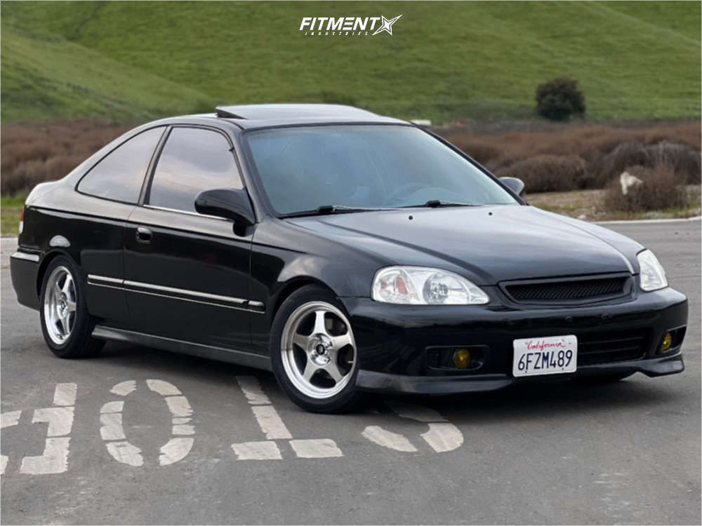 2000 Honda Civic EX with 15x6.5 MST Mt29 and Hankook 195x50 on ...