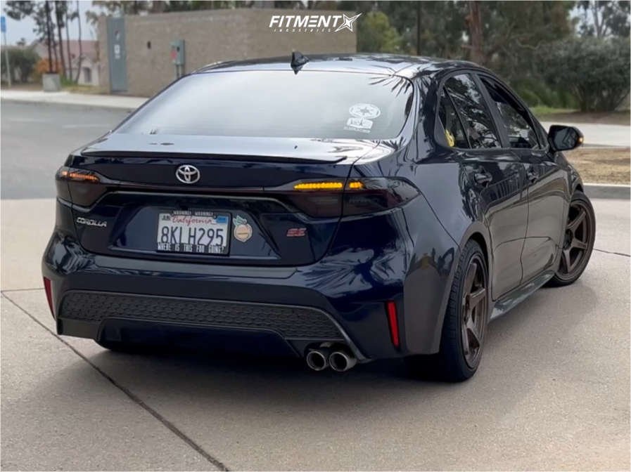 2020 Toyota Corolla SE with 18x9.5 Enkei Ts-5 and Vercelli 255x35 on ...