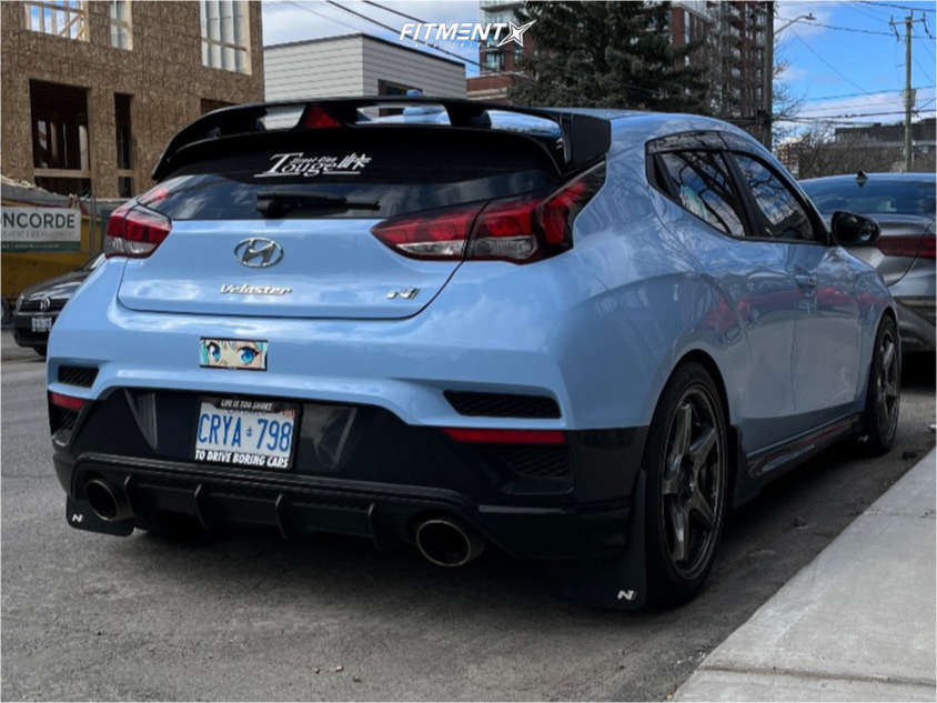 2022 Hyundai Veloster N Base with 18x8 Enkei Ts-5 and Falken 235x40 on ...