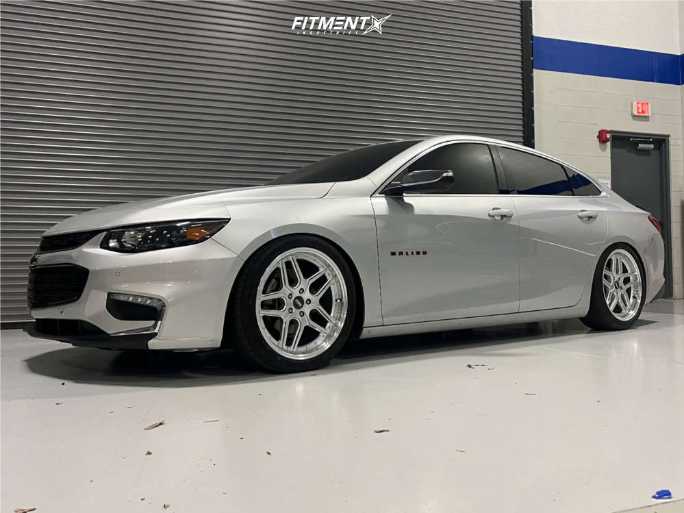 2018 Chevrolet Malibu LT with 19x8.5 ESR Cs15 and Goodyear 245x45 on Coilovers | 2959553 ...