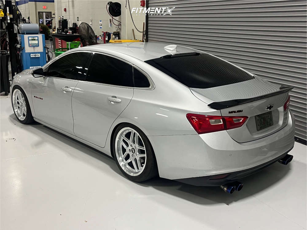 2018 Chevrolet Malibu LT with 19x8.5 ESR Cs15 and Goodyear 245x45 on Coilovers | 2959553 ...