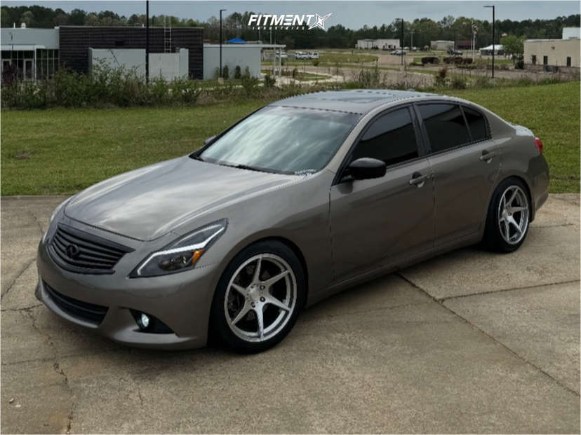 2010 INFINITI G37 Journey with 18x9.5 Anovia Titan and Zeetex 245x45 on ...