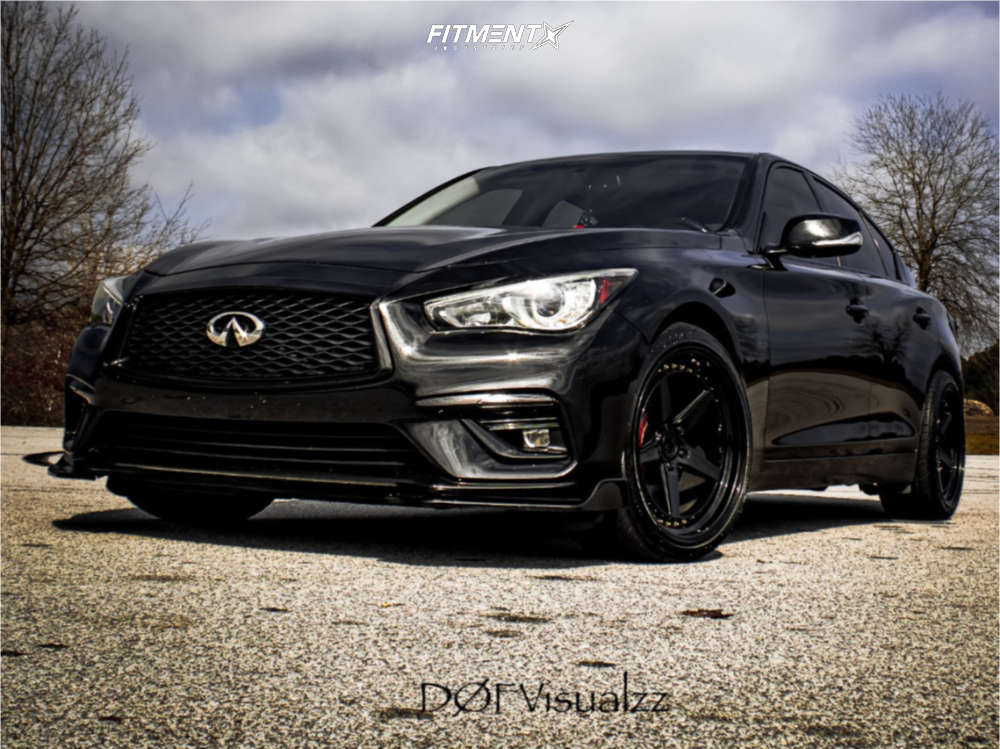 2018 INFINITI Q50 Luxe with 19x9.5 Aodhan Ds05 and Venom Power 255x35 ...