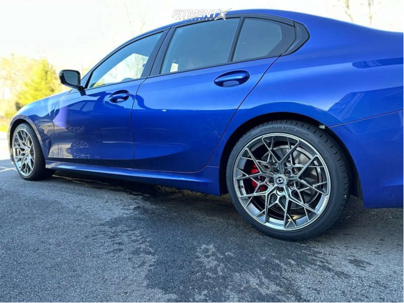 2021 BMW M340i XDrive Base with 19x8.5 HRE FlowForm Ff10 and Hankook 225x40 on Stock Suspension ...