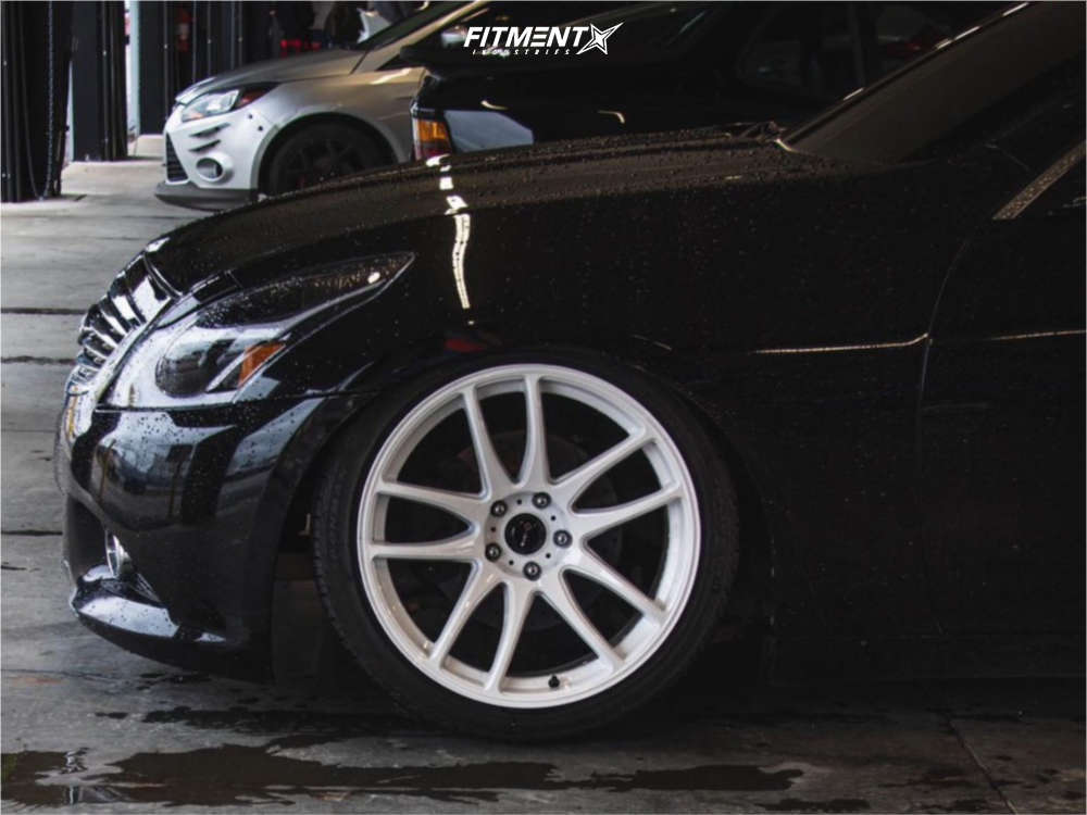 2010 INFINITI G37 Base with 19x10.5 Vors Tr4 and Michelin 245x40 on ...