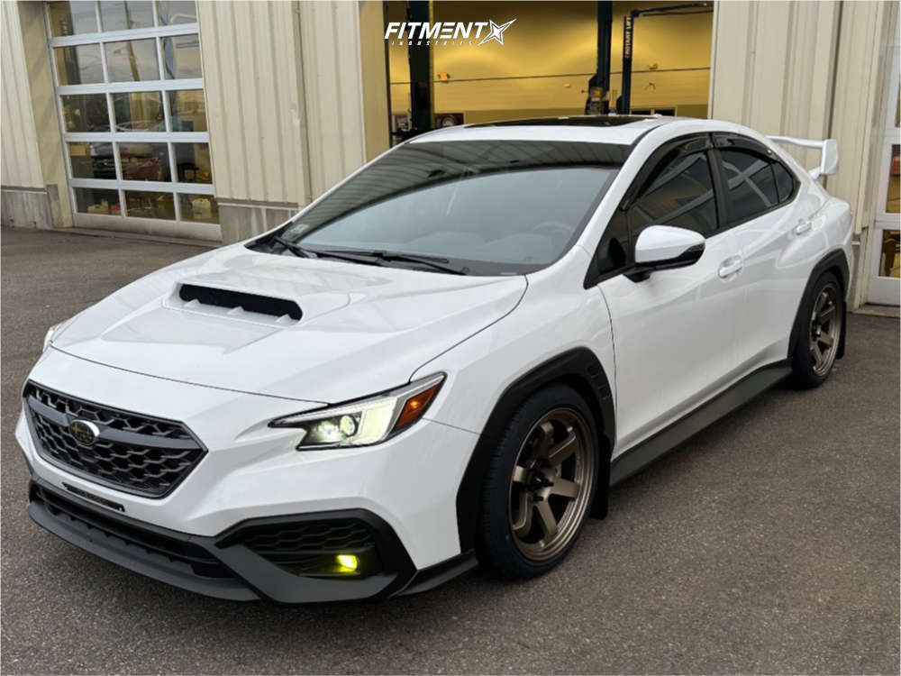 2023 Subaru WRX Premium with 18x9.5 AVID1 Av6 and Vercelli 245x40 on ...