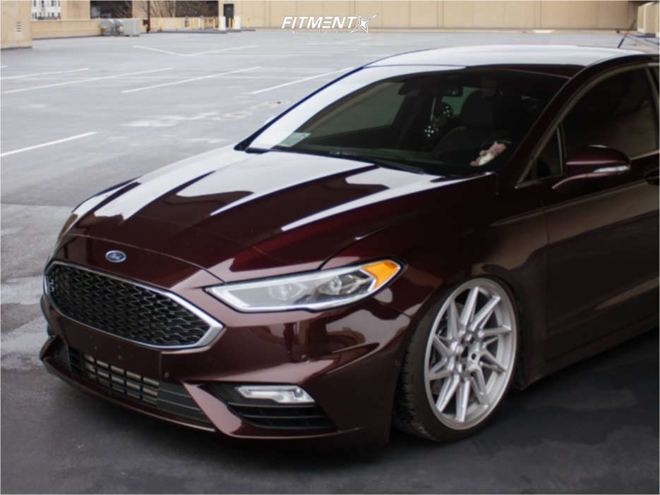 2017 Ford Fusion Sport with 20x9.5 Blaque Diamond Bd-f20 and ...