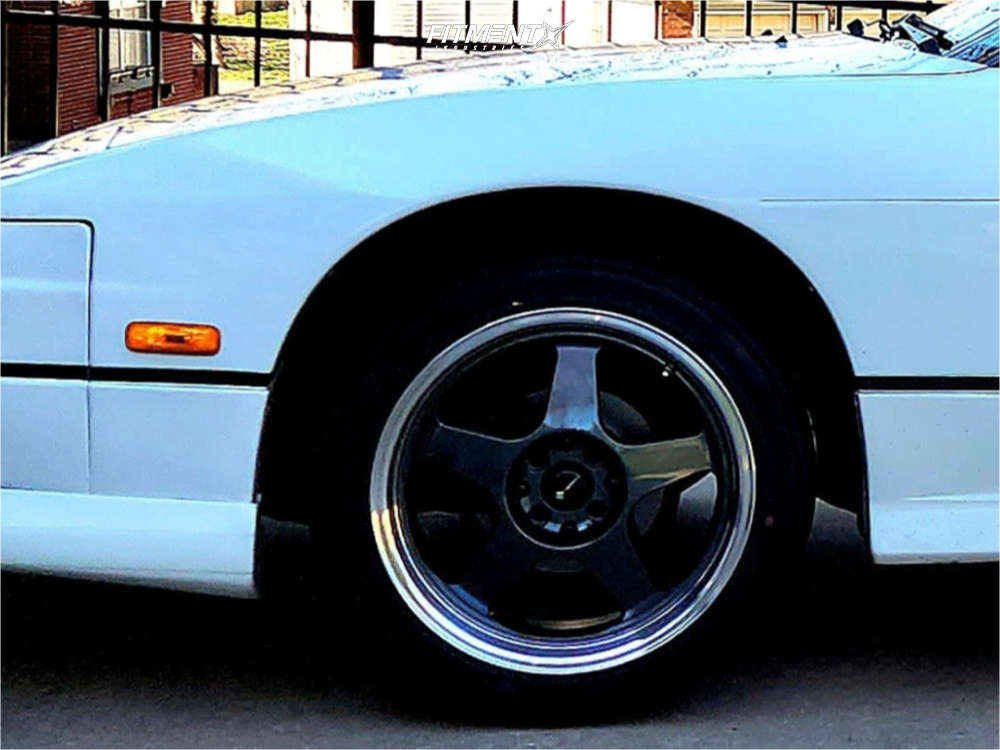 1993 Nissan 240SX Base with 17x8 Vors Sp1 and Falken 225x45 on Stock ...