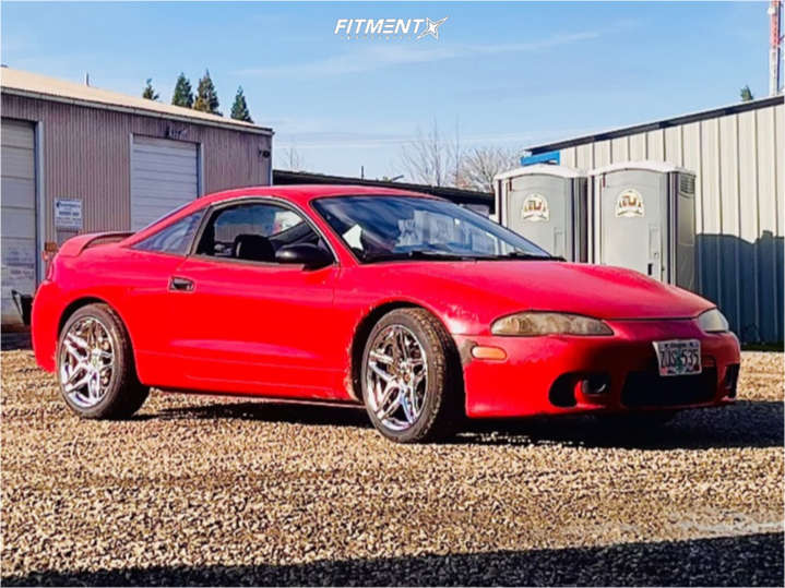 1999 Mitsubishi Eclipse RS with 18x8.5 Heritage Ebisu Monoc and ...