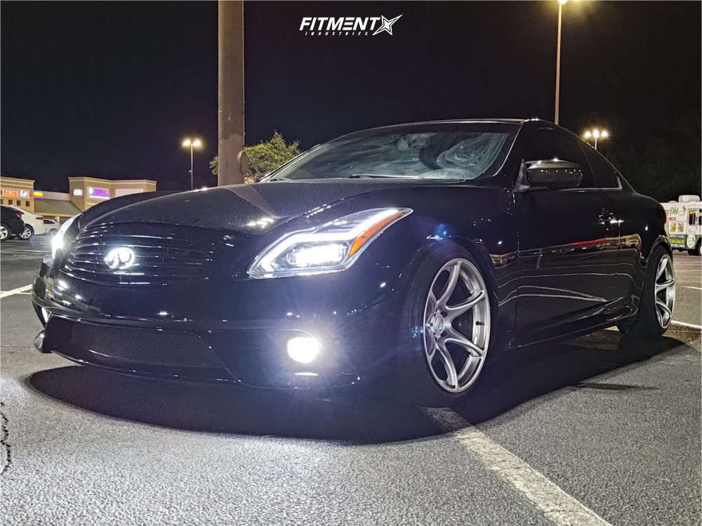 2012 INFINITI G37 Sport with 18x10.5 Kansei Tandem and Lexani 235x40 on ...