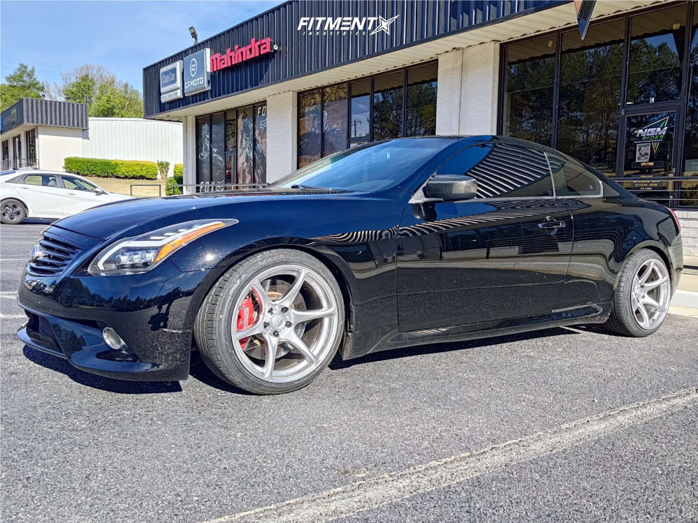 2012 INFINITI G37 Sport with 18x10.5 Kansei Tandem and Lexani 235x40 on ...
