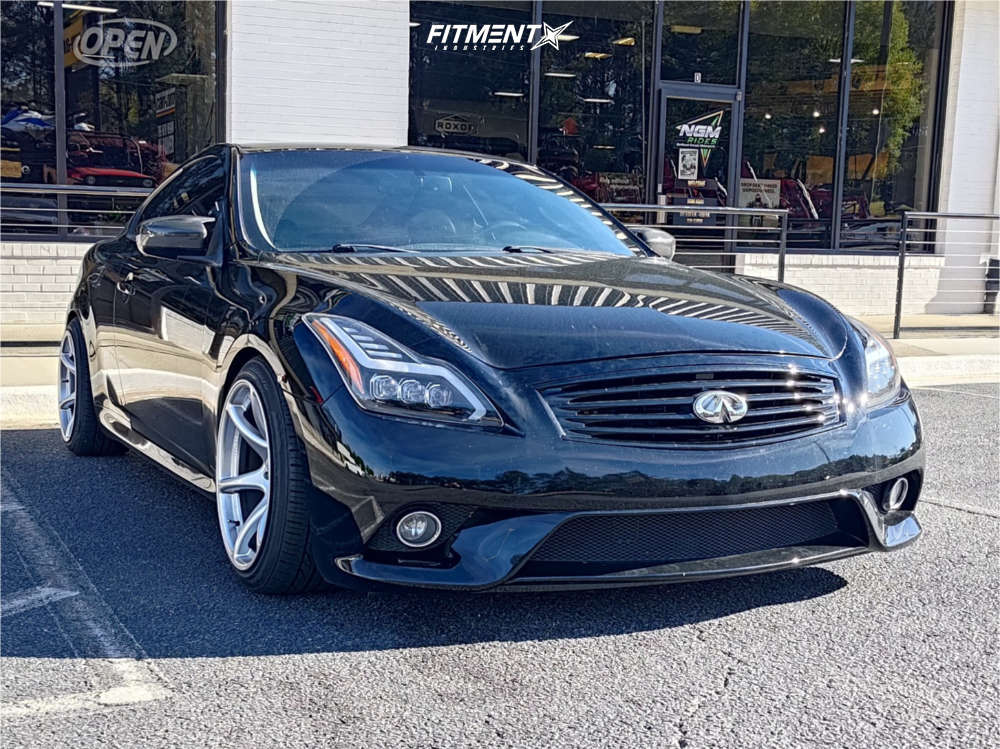 2012 INFINITI G37 Sport with 18x10.5 Kansei Tandem and Lexani 235x40 on ...