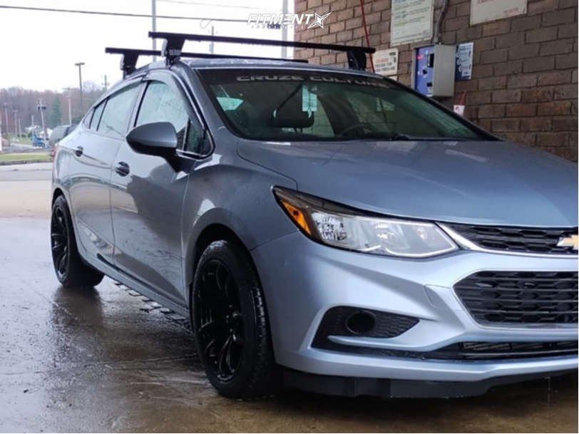 2017 Chevrolet Cruze LS with 17x9 Vors Tr4 and Lexani 225x50 on Stock ...
