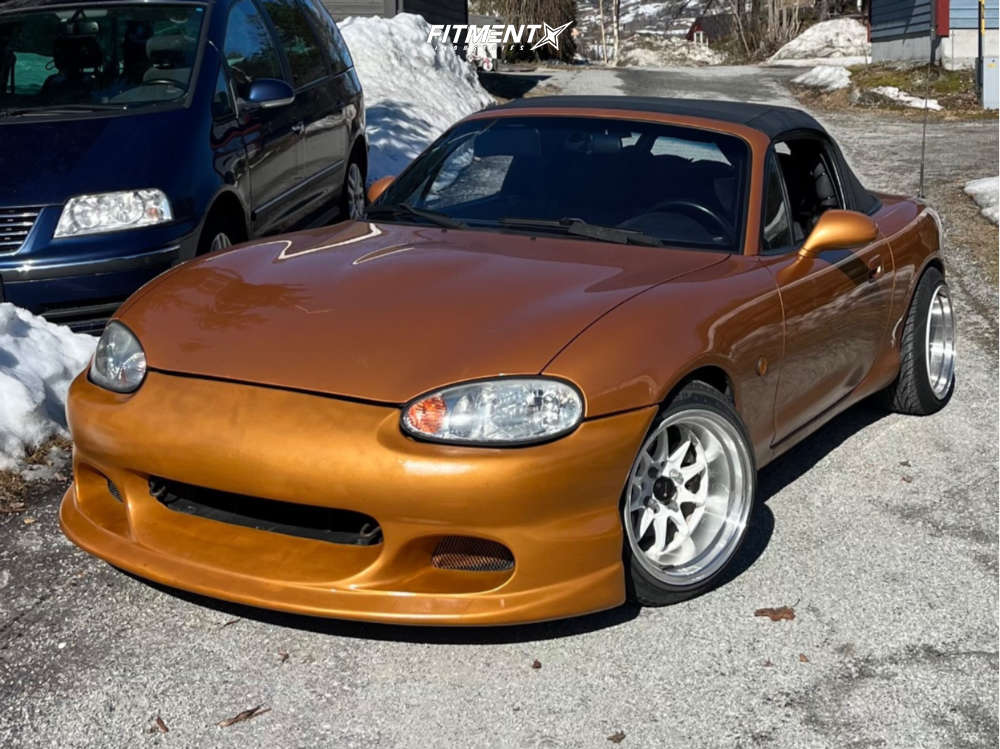 1999 Mazda Miata Base with 15x9 Vors Tr3 and Nankang 195x45 on Lowering ...