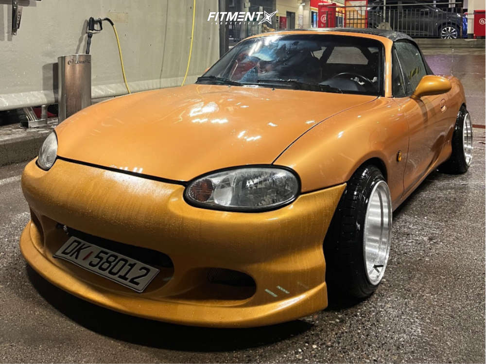 1999 Mazda Miata Base with 15x9 Vors Tr3 and Nankang 195x45 on Lowering ...