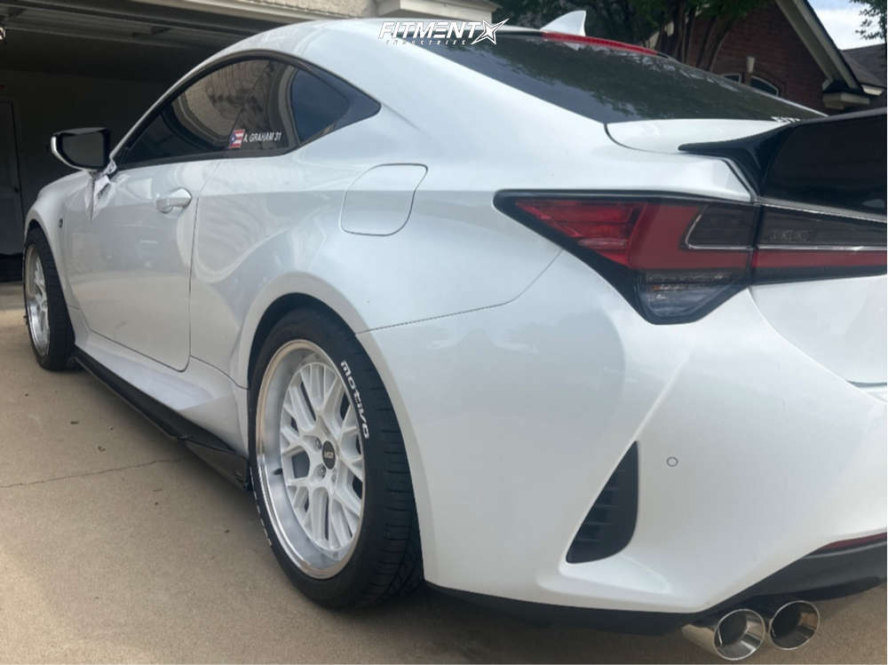 2019 Lexus RC350 F Sport with 19x8.5 ESR Cs11 and Nitto 245x40 on Stock ...