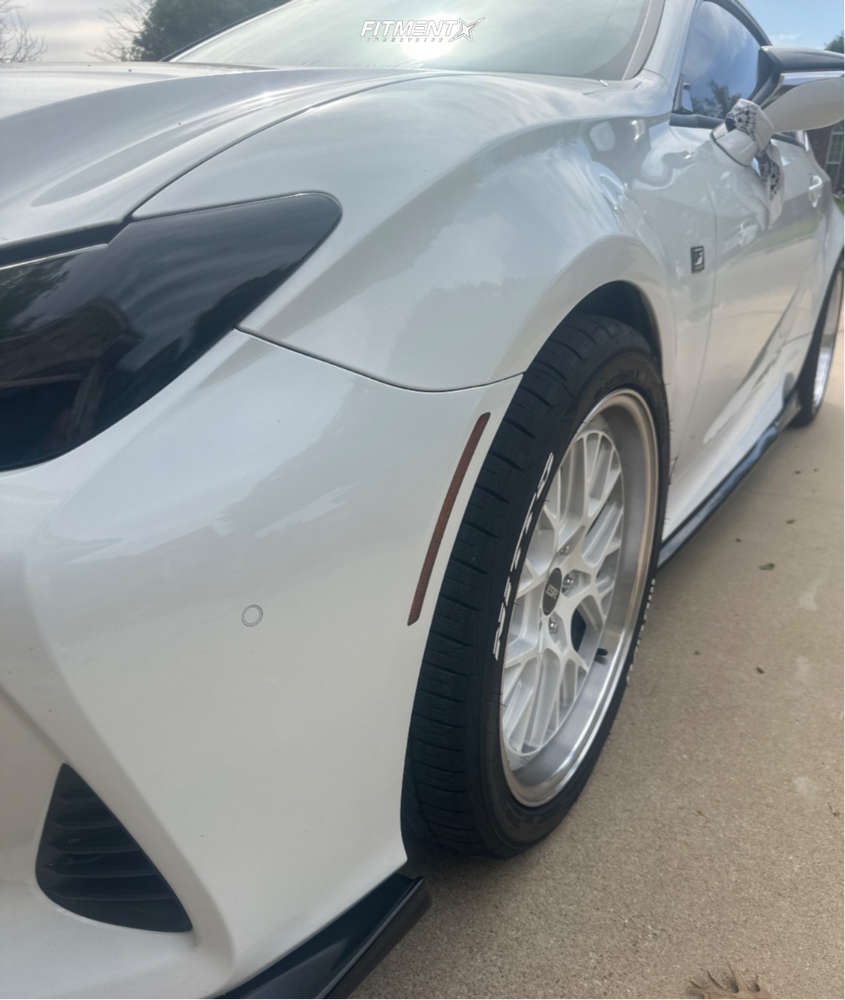 2019 Lexus RC350 F Sport with 19x8.5 ESR Cs11 and Nitto 245x40 on Stock ...