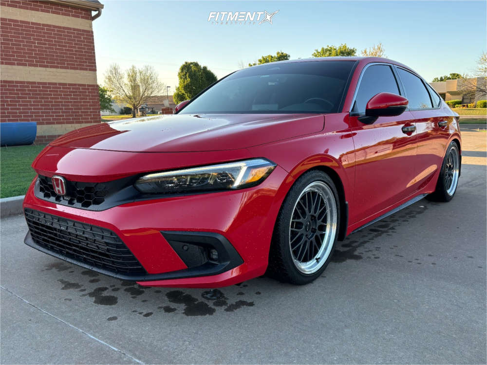 2022 Honda Civic Sport with 18x9 Vors Vr8 and Centennial 235x40 on Lowering Springs | 2970404 ...