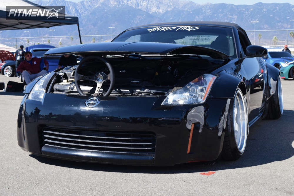 2004 Nissan 350Z Enthusiast with 18x10.5 Varrstoen Es6 and Michelin ...