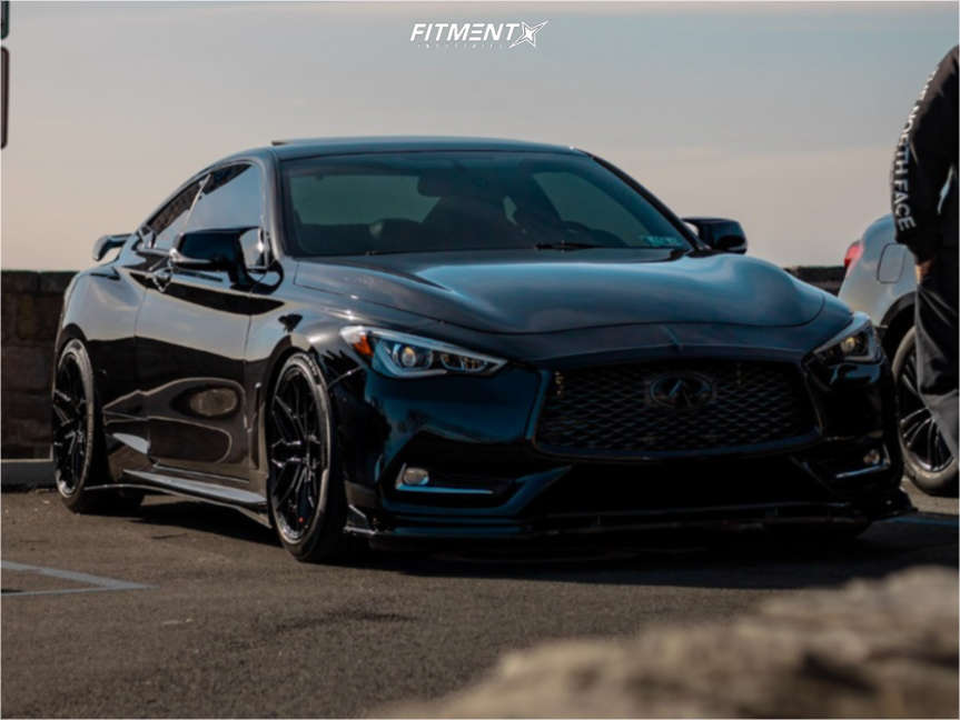 2018 INFINITI Q60 Luxe with 19x9.5 F1R Fs3 and Pirelli 255x40 on ...