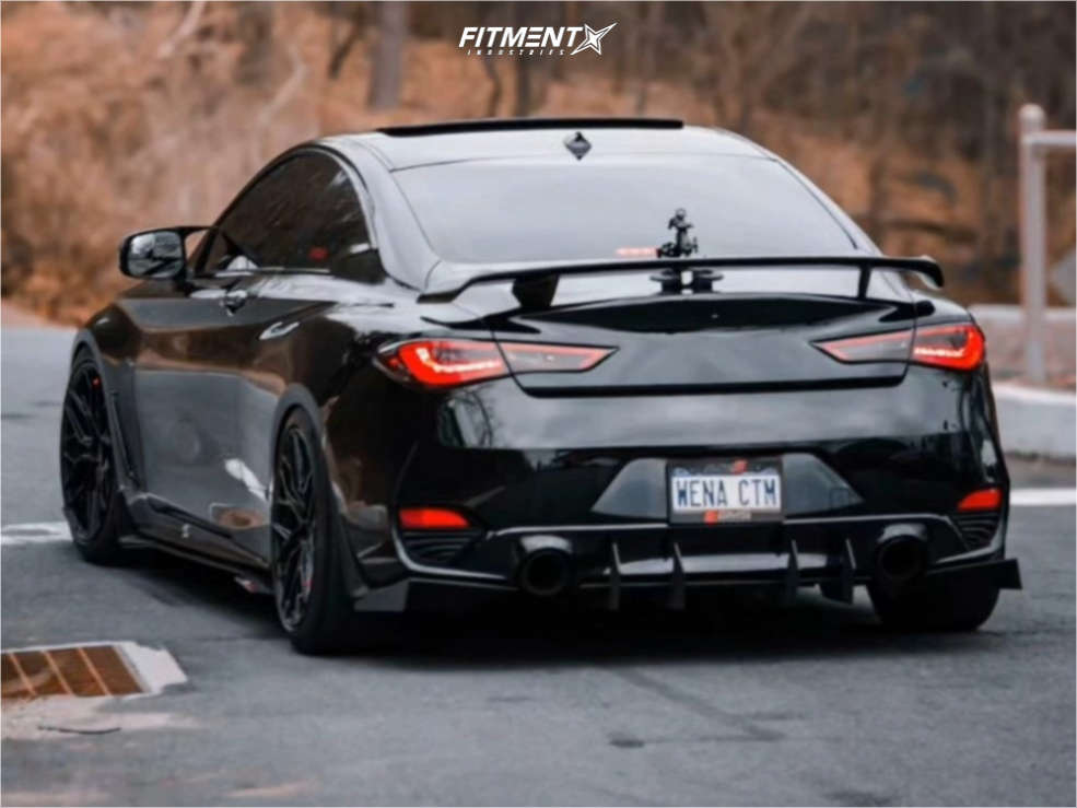 2018 INFINITI Q60 Luxe with 19x9.5 F1R Fs3 and Pirelli 255x40 on ...