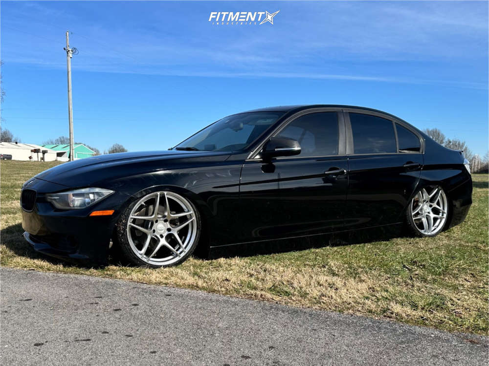 2013 BMW 328i Base with 19x8.5 Kansei Astro and Forceum 225x35 on Air ...