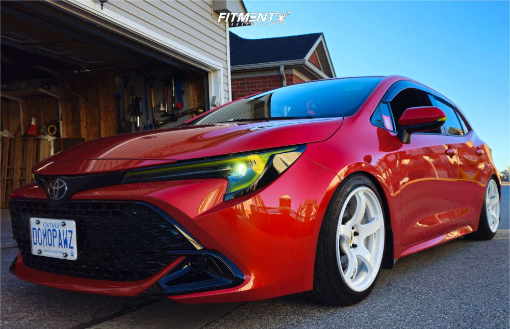 2023 Toyota Corolla SE with 18x9.5 Advan Racing Tc4 and Firestone ...