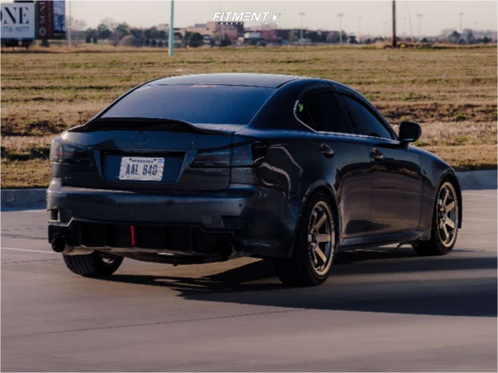 2006 Lexus IS350 Base with 18x8.5 AVID1 AV6 and Other 225x40 on ...