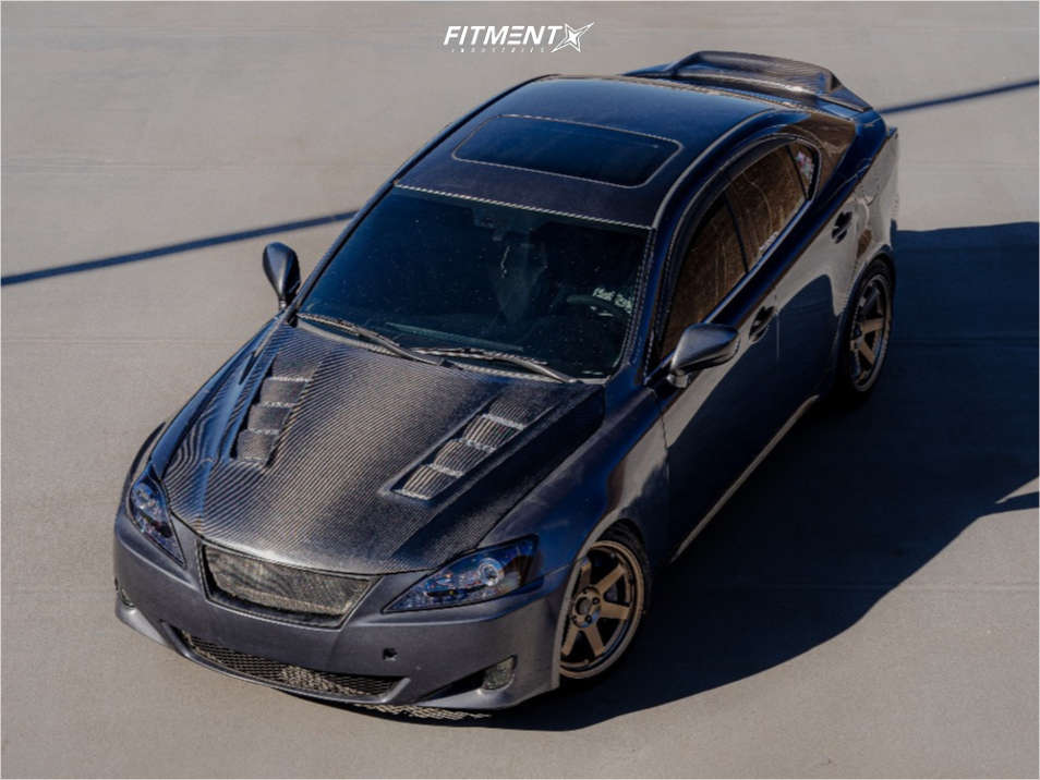 2006 Lexus IS350 Base with 18x8.5 AVID1 AV6 and Other 225x40 on ...