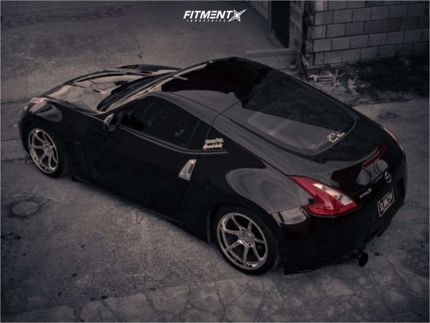 2016 Nissan 370Z Touring with 18x9.5 Anovia Kano and Nitto 235x40 on ...