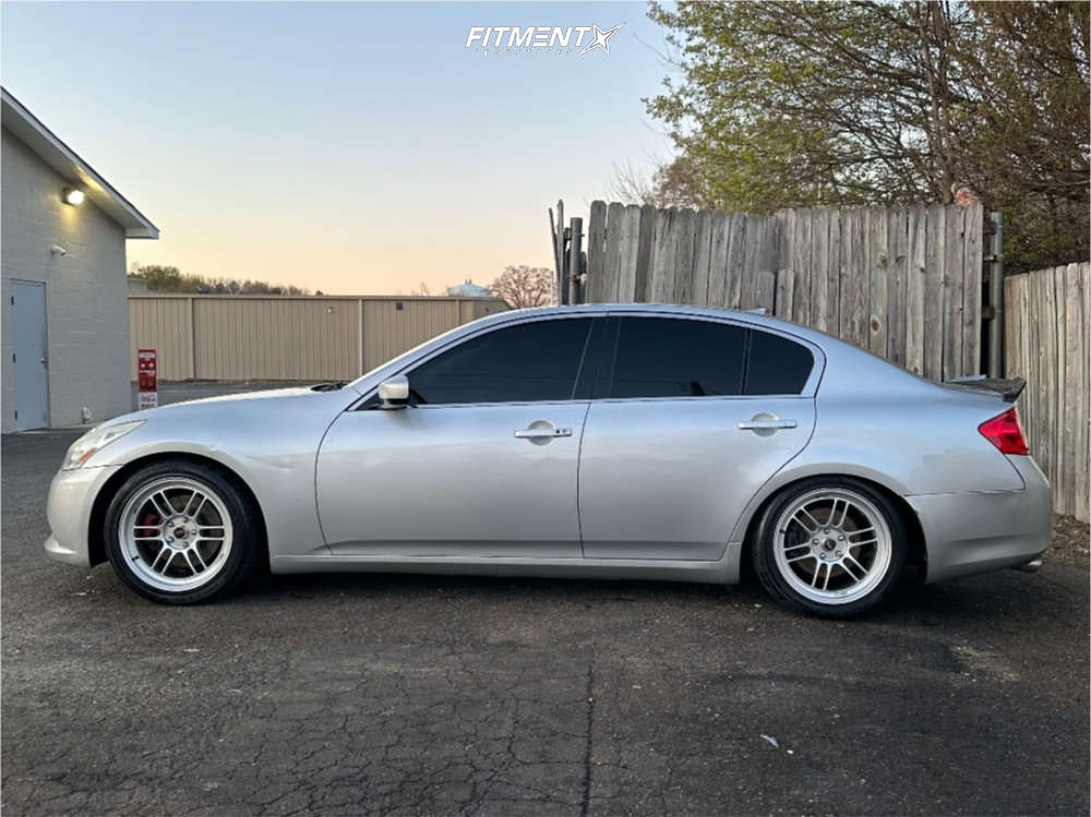 2012 INFINITI G37 X with 18x9 Enkei Rpf1 and Nitto 255x40 on Lowering ...